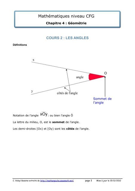 chapitre 4 cours 2 - Matheur