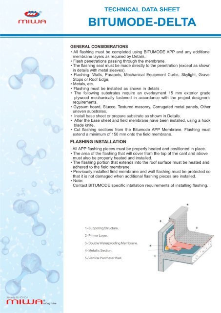 technical data sheet bitumode delta.pdf - MIWA