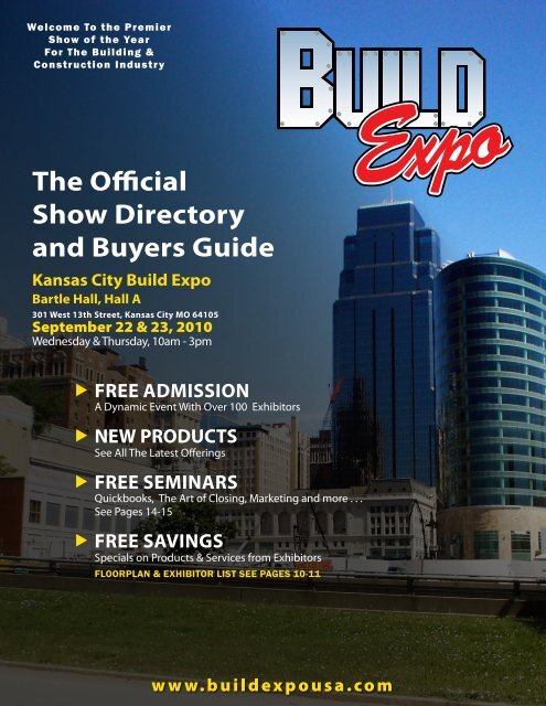 The Official Show Directory and Buyers guide - Build Expo