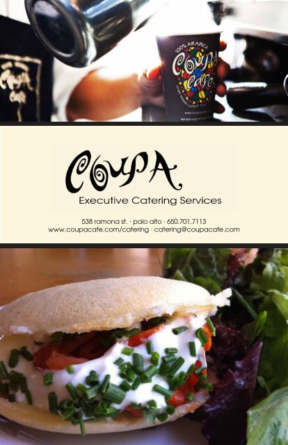 Catering Menu - Coupa Cafe
