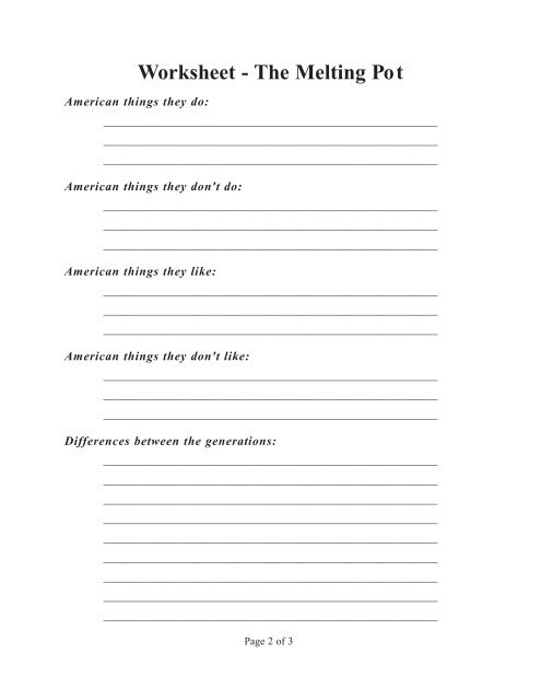 Worksheet