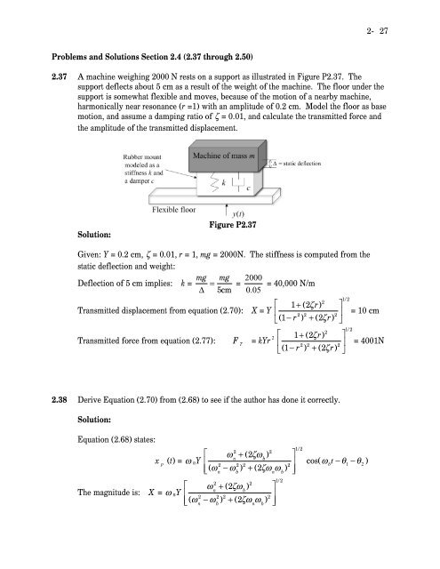 2- 27 Problems and Solutions Section 2.4 (2.37 ... - Aerostudents