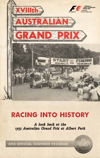 RACING INTO HISTORY - Australian Grand Prix