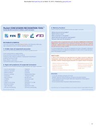 Pocket Concussion Recognition Tool Card - Parachute