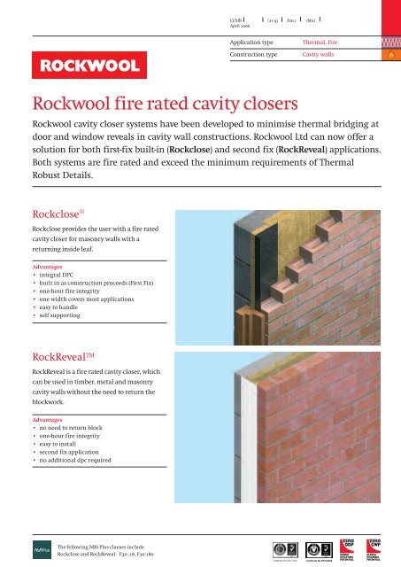 Rockwool Rockclose.pdf - Encon Insulation