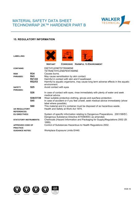 MATERIAL SAFETY DATA SHEE