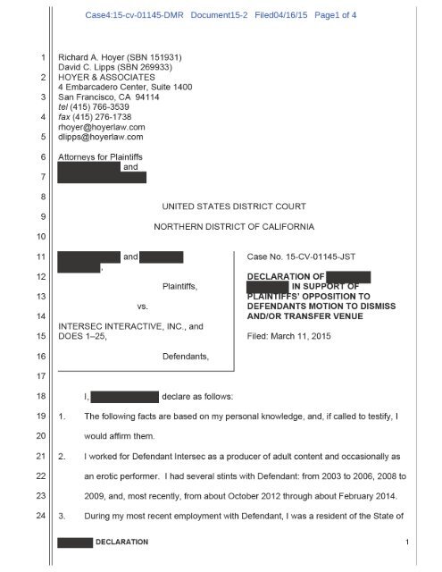 Cyd Black Declaration