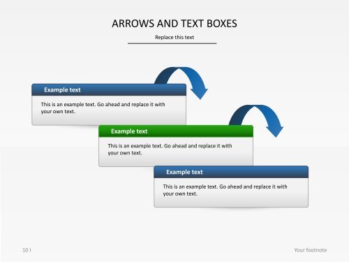 ARROWS AND TEXT BOXESRepl