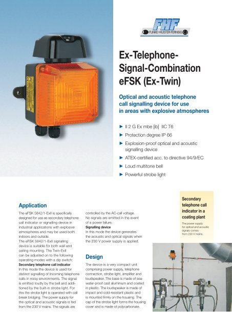 Ex-Telephone- Signal-Combination eFSK (Ex-Twin)