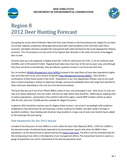 Region 8 - New York State Department of Environmental Conservation