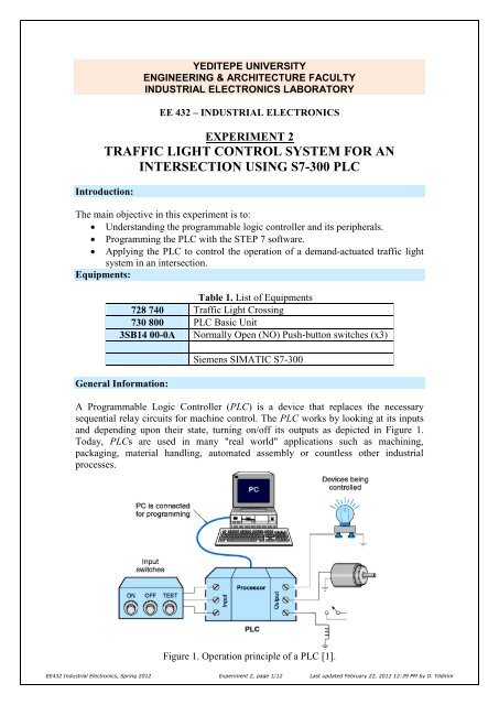 Traffic Light Control System Plc 4 Way Traffic Light PLC Program
