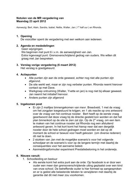 Notulen 23 april 2012 .pdf - Van Brienenoordschool