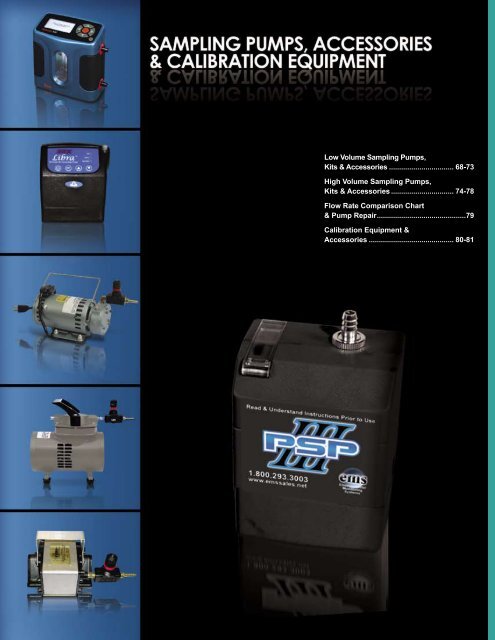 Low Volume Sampling Pumps, Kits & Accessories ...