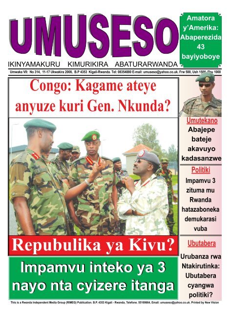 Repubulika ya Kivu?