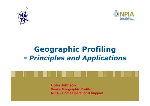 Geographic Profiling