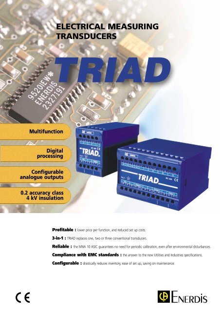 ENERDIS experience and innovation in measuring transducers