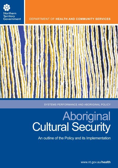 Aboriginal Cultural Security Policy - Department Of Health And ...