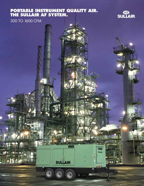 PORTABLE INSTRUMENT QUALITY AIR THE SULLAIR AF SYSTEM