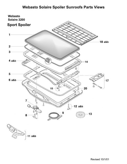 Webasto Sunroof Replacement Parts | Reviewmotors.co