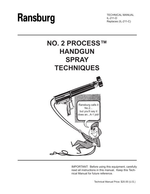NO 2 PROCESS HANDGUN SPRAY TECHNIQUES