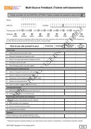 Mini-PAT (Peer Assessment Tool) - ISCP
