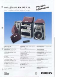 FW 332 Mini HiFi System - Philips