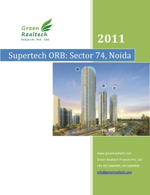 Supertech ORB: Sector 74, Noida - Green Realtech