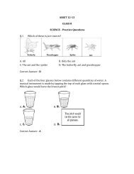 ASSET Practice Questions Class IV Maths