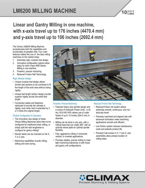 LM6200 milling machine