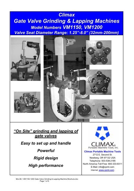 Gate Valve Grinding & Lapping Machines