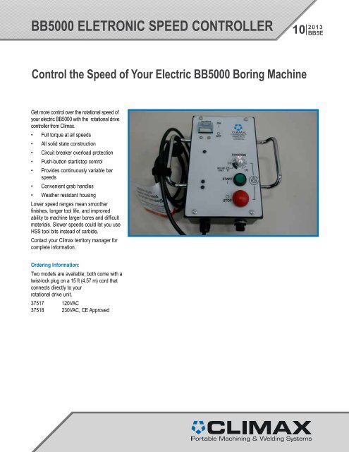 BB5000 Eletronic speed controller
