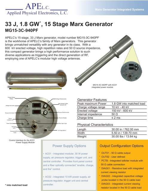 33J Marx Generator - apelc