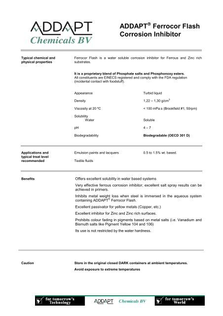 ADDAPT Ferrocor Flash Corrosion Inhibitor