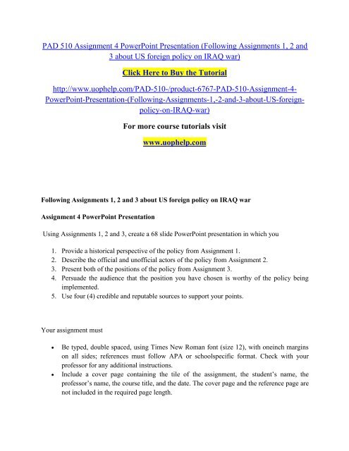 PAD 510 Assignment 4 PowerPoint Presentation.pdf PAD 510 Assignment 4 PowerPoint Presentation.pdf