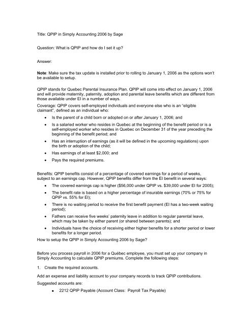 What is QPIP and how do I set it up?