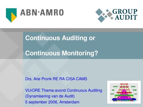 Continuous Monitoring?