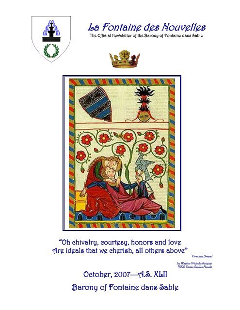 The Art of Courtly Love From The Art of Courtly Love by Andreas Capellanus