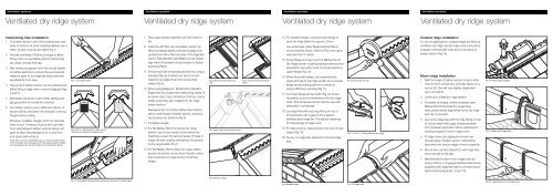 Dry Ridge Fitting Instructions - Frrc.co.uk