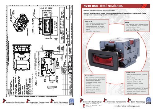 NV10 USB - ČITAČ NOVČANICA