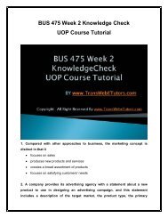 BUS 633 BUS633 WEEK 5 ASSIGNMENT (UAGC).docx