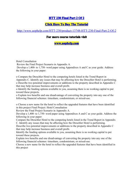 HTT 230 Final Part 2 Of 2.pdf