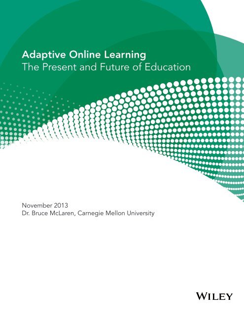 WileyPLUS with ORION: Adaptive Online Learning