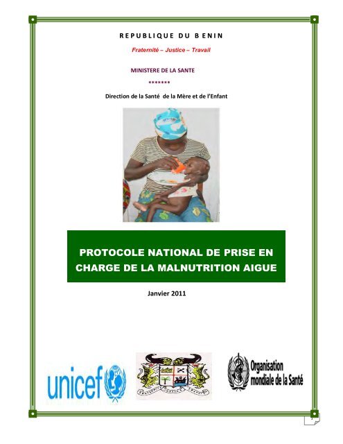Protocole National De Prise En Charge De La Malnutrition Aigue