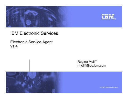 IBM Electronic Services