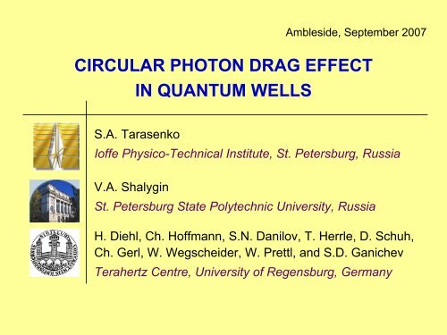 CIRCULAR PHOTON DRAG EFFECT IN QUANTUM WELLS