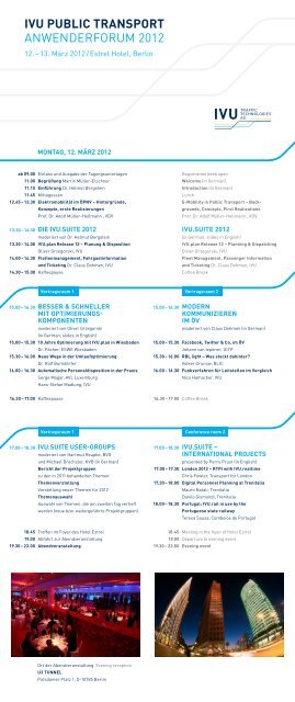 iVU PUBliC TRAnsPORT - IVU Traffic Technologies AG