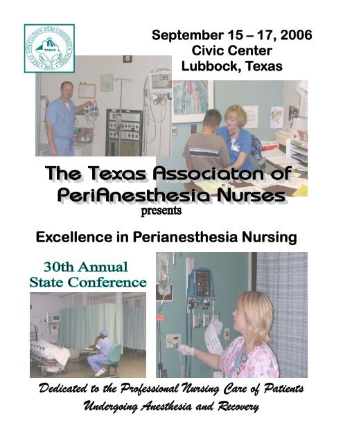 Download File - Texas Association of PeriAnesthesia Nurses