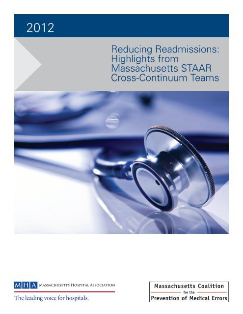 Reducing Readmissions Highlights from Massachusetts STAAR Cross ...