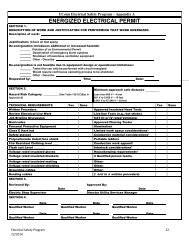 ENERGIZED ELECTRICAL WORK PERMIT (EEWP) - NASA
