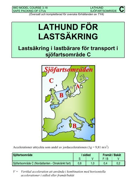 LATHUND FÖR LASTSÄKRING